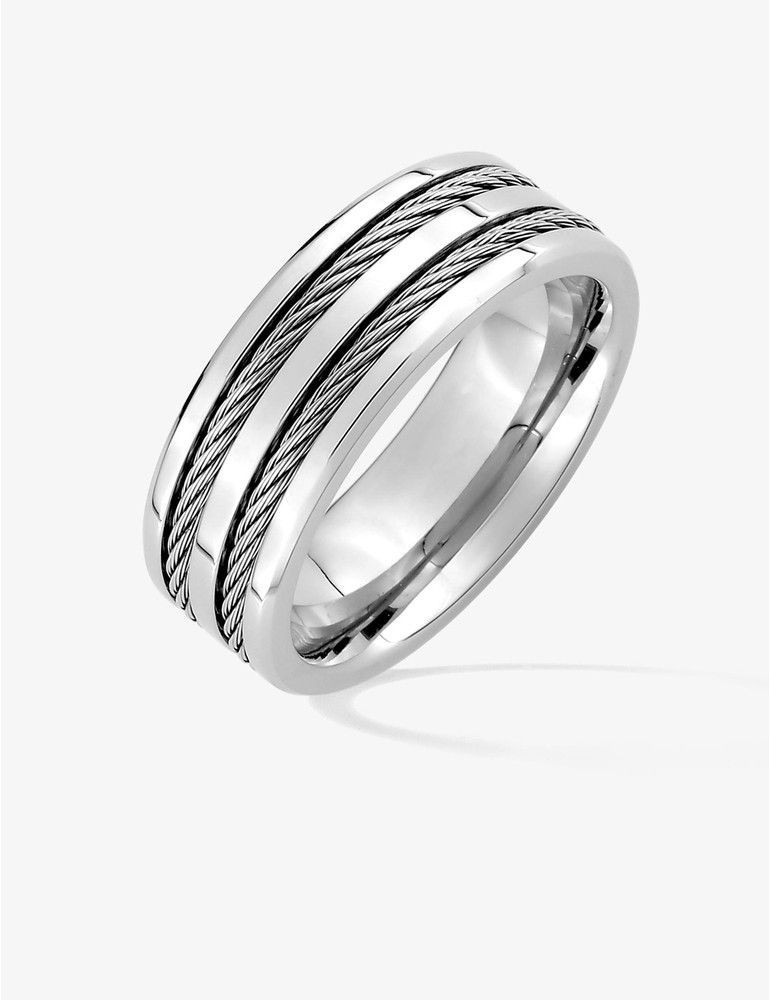 CARGO bague acier câble Tailles bagues 62